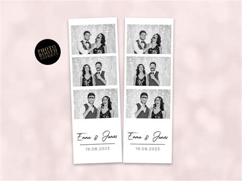 2x6 Photo Booth Template 2x6 Minimalist Photo Booth Design 2x6 Photobooth Strips Layout 2x6