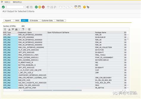 Sap Abap 如何查找系统中已经存在的增强（包括1代2代3代bte表字段增强等）和标准的增强点 知乎