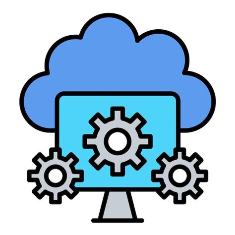 Premium Vector Cloud Computing Flat Illustration