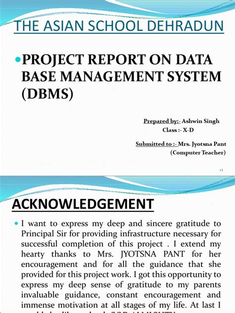 Dbms Class 10 Databases Computer File Free 30 Day Trial Scribd