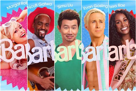 Barbie The Movie Character Posters Tom Lorenzo