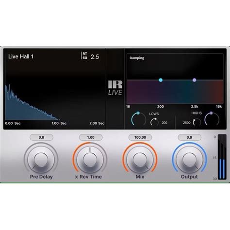 Waves Ir Live Convolution Reverb Thomann France Waves Ir Live Convolution Reverb Thomann France