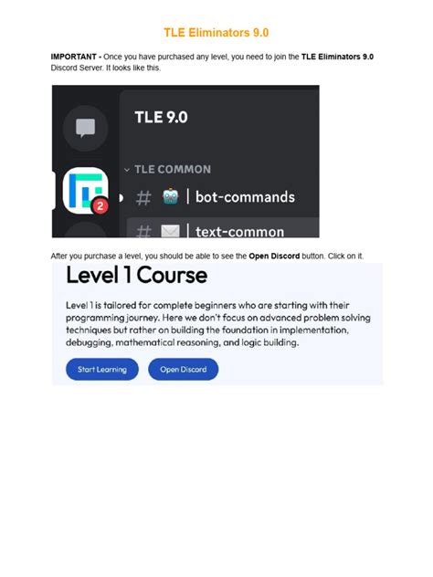 Procedure After Purchasing The Course Tle Eliminators 90 Pdf
