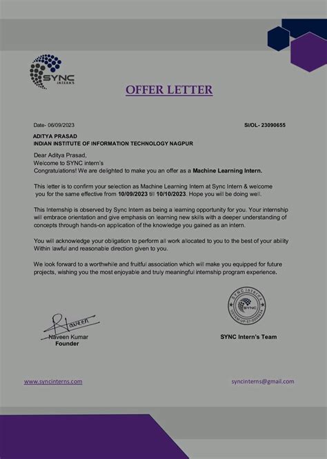 Aditya Prasad On Linkedin Syncinterns Internship Machinelearning