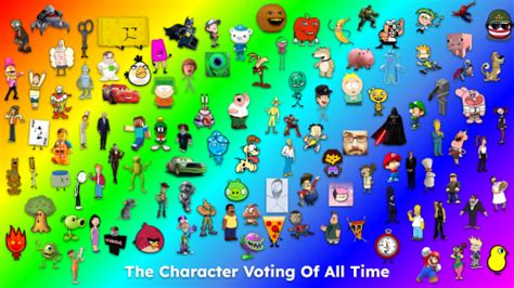 Create A The Character Voting Of All Time Tier List Tiermaker