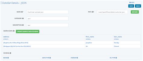 Creating Dataset For JSON Files Sparkflows 0 0 1 Documentation