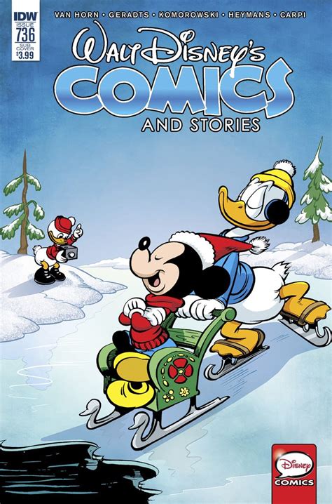 Walt Disney Comics And Stories 736 Variant Disney Cartoon Characters