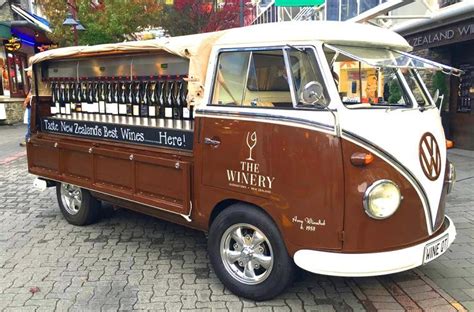 Meet The Vintage Vw Bus Turned Wine Bar Touring New Zealand