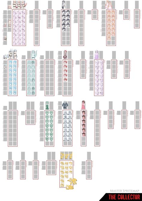 Sprite Map By Heartgear On Deviantart