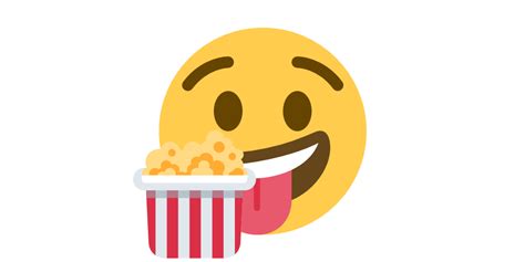Popcorn Eating Emoticon