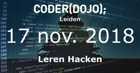 Coderdojo Leiden 54 Leren Hacken 17 November 2018 Coderdojo Leiden