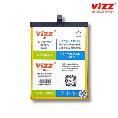 Jual Vizz Baterai Xiaomi Bm Batre Redmi S X X Shopee Indonesia