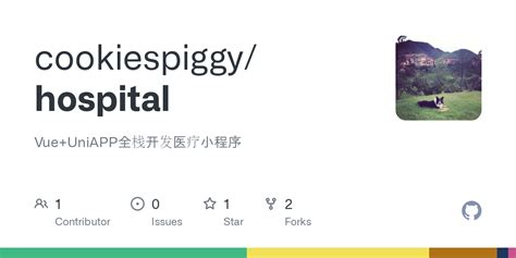 GitHub cookiespiggy hospital Vue UniAPP全栈开发医疗小程序