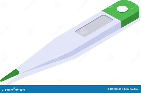Thermometer For Measuring Temperature Vector Drawing 233802079
