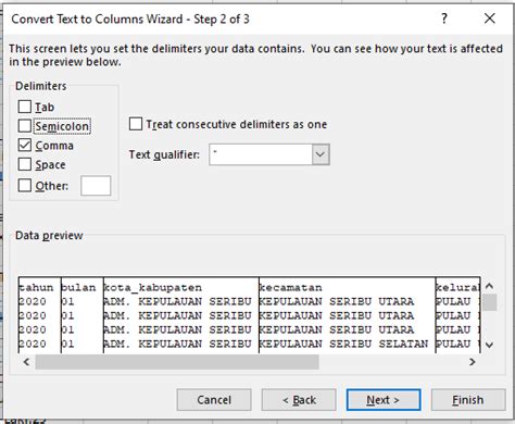 cara mudah mengubah csv menjadi tabel excel webaik
