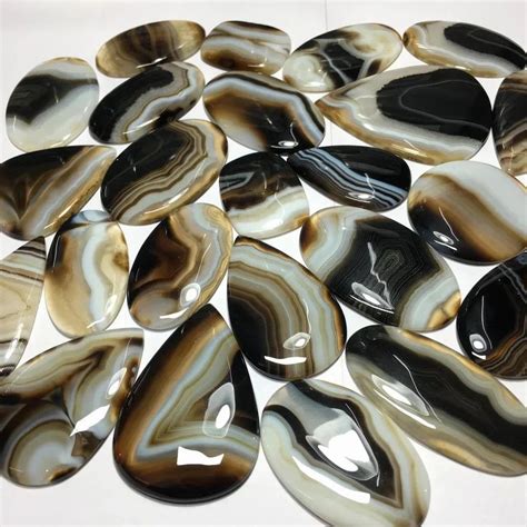 Natural Banded Agate Cabochon At ₹ 10 Gram Cab Stone In Jaipur Id 2852753791297
