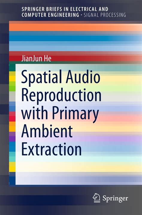 Spatial Audio Reproduction With Primary Ambient Extraction Premiumjs Store