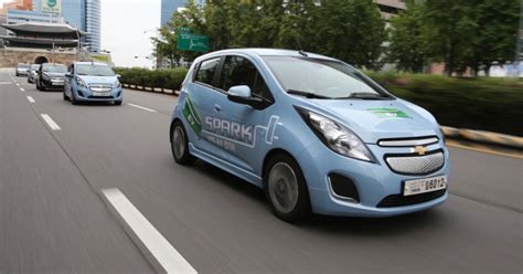 한국gm 전기차 쉐보레 스파크ev 시승행사