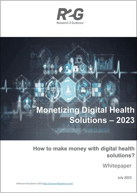 Research2guidance Monetizing Digital Health Solutions 2023