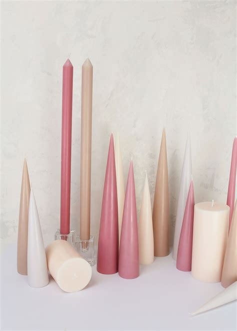 Dreamy Cone Candle Styling Candles Pillar Candles Candle Shapes