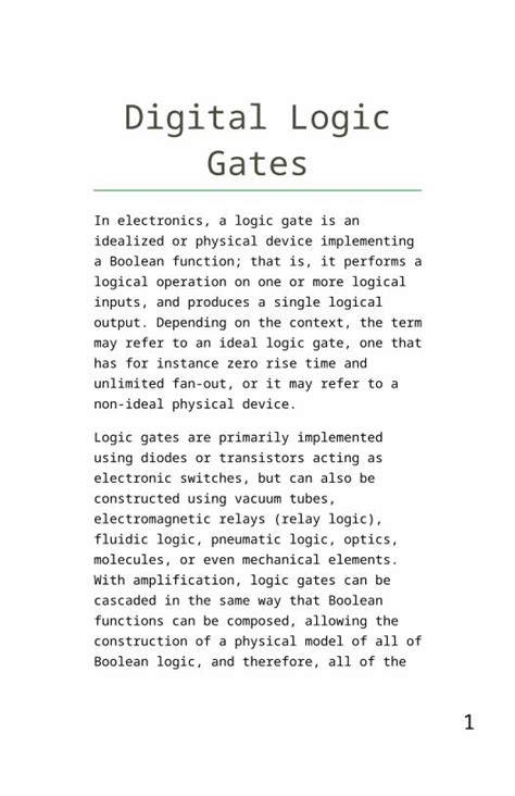 Docx Digital Logic Gates Pages Dokumen Tips