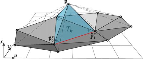 Construction Of Our Vertex Placement Metric The Two Verticespvertices Download Scientific