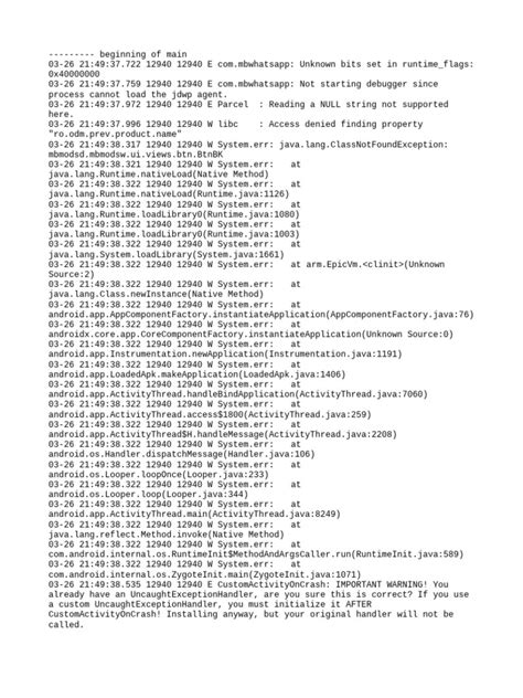 logcat pdf java programming language android operating system