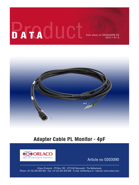 Orlaco Wiring Diagram Pdf Coaxial Cable Camera