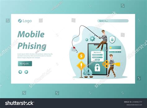 Hacker Cyber Criminals Phishing Stealing Private Stock Vector Royalty