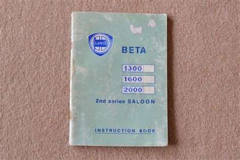 Handbook Beta Sedan S2 Squadra Corse Motors