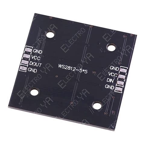 Panel Led Rgb Ws2812 De 25 Leds Programable Electroya Robótica Y Electrónica