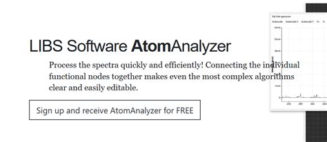 Libs Tutorials Tutorial 3 Exploring Atomanalyzer For Libs Analysis