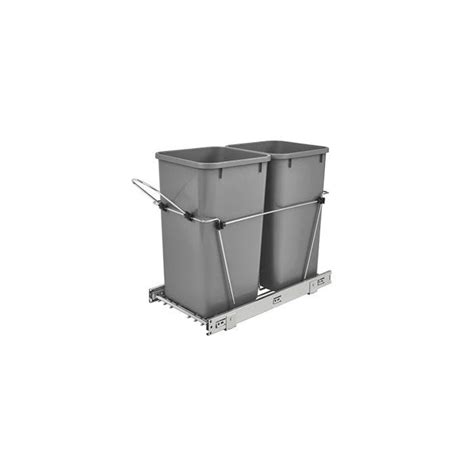 Rev A Shelf RV Polymer Double Pull Out Waste Container