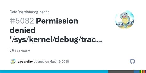 Permission Denied Syskerneldebugtracing And Permission Denied Runuser1000gvfs · Issue