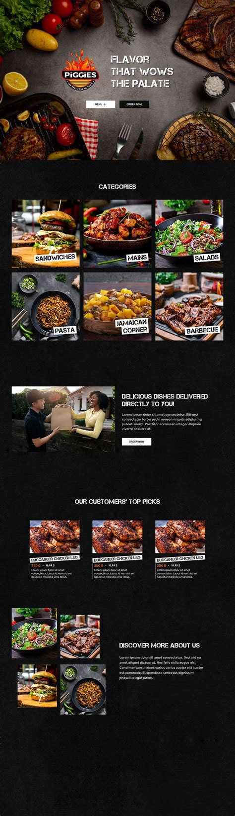 Entry 93 By Sownjuuu For Homepage And Food Menu Page Wireframe Website Design For Restaurant
