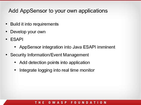 Attack Detection And Prevention With Owasp App Sensor