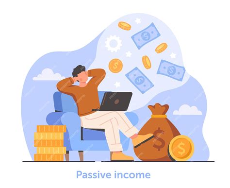 Premium Vector Passive Income Concept