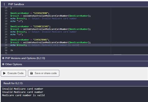 how to validate an australian medicare card number format in php athenalinks