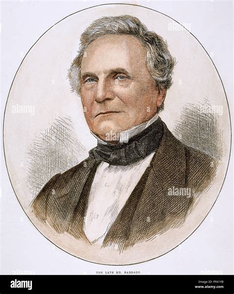 Charles Babbage 1792 1871 Nenglish Mathematician And Inventor