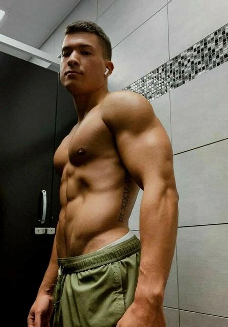 Shirtless Male Hunk Beefcake Muscular Jock Physique Gym Jock X Photo G Eur Picclick Fr