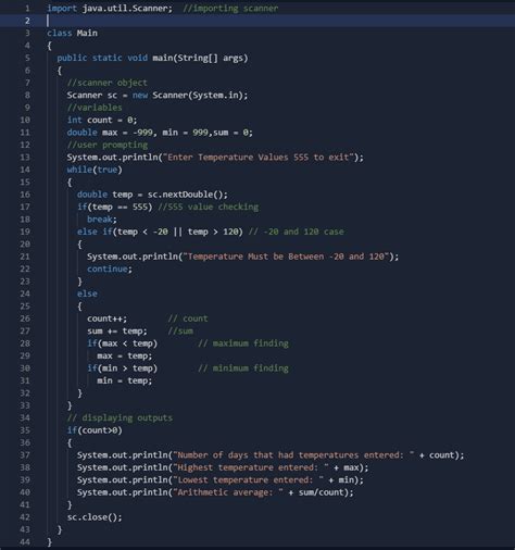Solved Write An Outdoor Temperature Monitoring Application That Allows A Course Hero