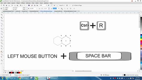 corel draw tips and tricks ctrl r and more youtube