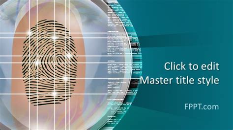 162450 Fingerprint Template 16x9 1 Free Powerpoint Templates