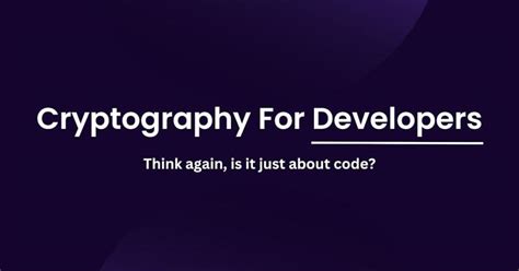 Abhishek Saini On Linkedin Cryptography For Developers And Best Practices