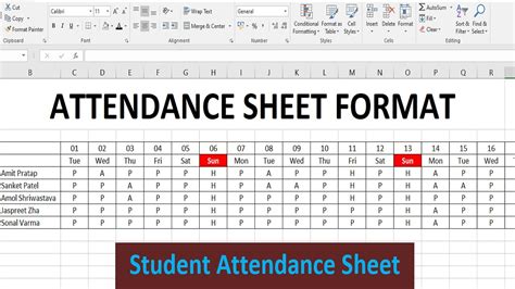 how to maintain attendance register in excel daily attendance sheet