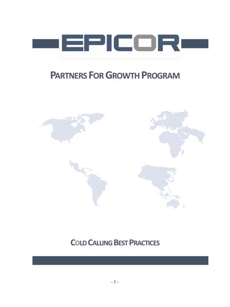 Epicors Cold Calling Best Practices Pdf Voicemail Computing And