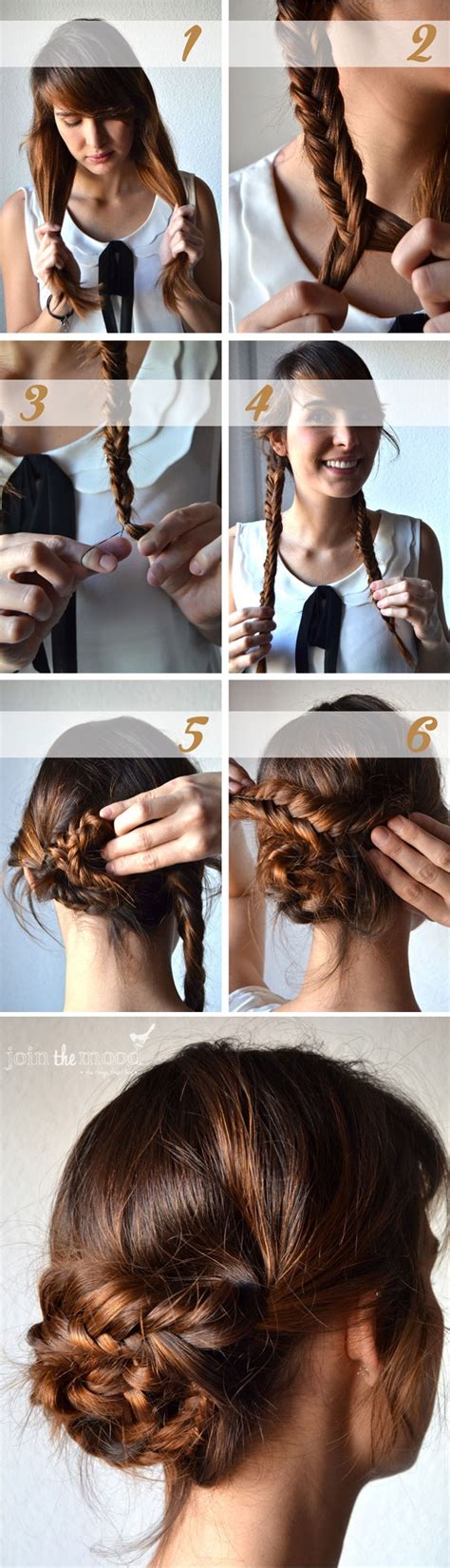 Messy Fishtail Bun Alldaychic