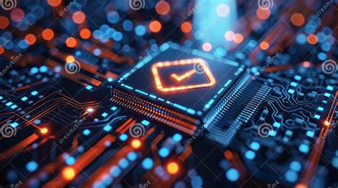 Secure Connection Checkmark Cybersecurity Service Concept For Safe