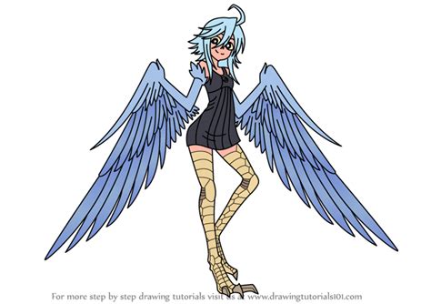 How To Draw Papi From Monster Musume Monster Musume Step By Step