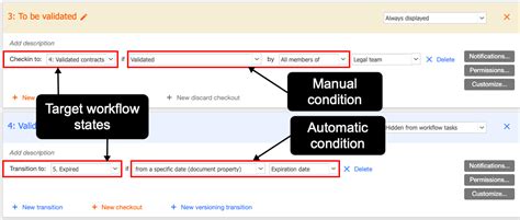 Step Add Workflow Transitions AODocs Knowledge Base